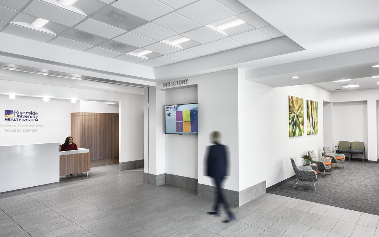 Riverside University Health System Corona Clinic - Westgroup Designs
