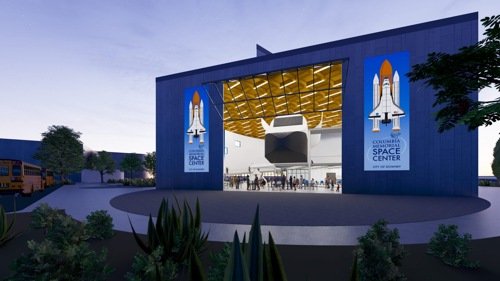 City of Downey Space Shuttle Museum - Westgroup Designs