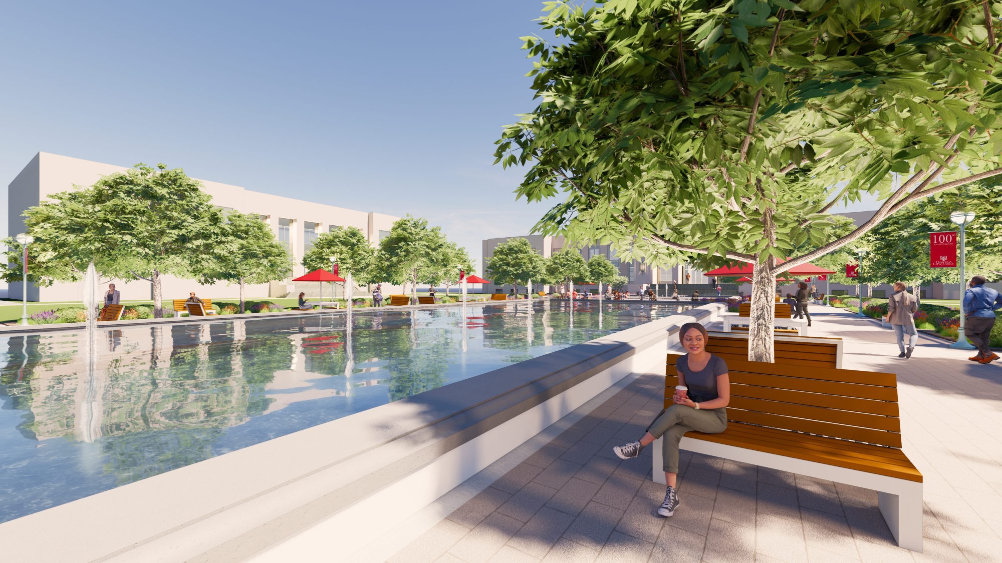 Pasadena City College Mirror Pool Renovation - Westgroup Designs